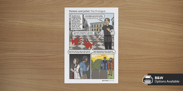 Romeo and Juliet Comics | twinkl.com.au