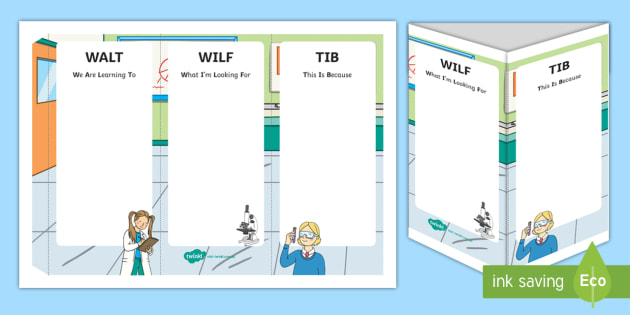 Science Tabletop Target Display Sign (Teacher-Made)