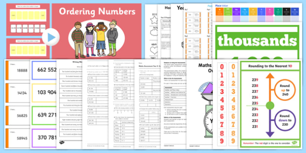 Top 10 Year 5 Place Value Resource Pack (teacher made)