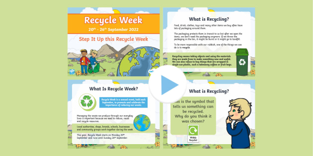 Recycle Week Activities - Twinkl Homework Help