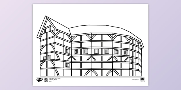 Easy Drawings Of The Globe Theater