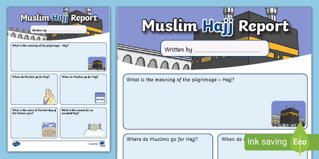 Muslim Hajj Report Writing (teacher made)