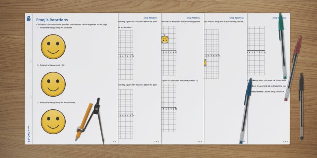 👉 😊 Emoji Transformations - Rotations