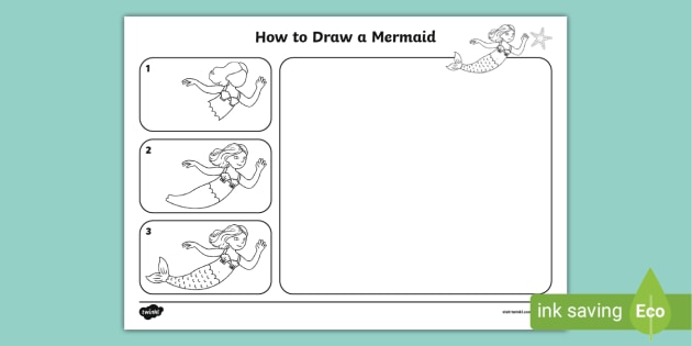 How to Draw a Mermaid