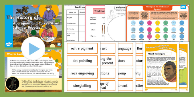 Traditional Inspired Indigenous Australian Art Activity Pack