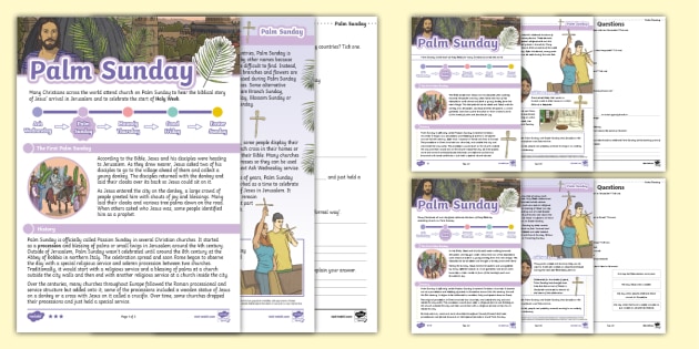 Palm Sunday Readings | twinkl.com.au