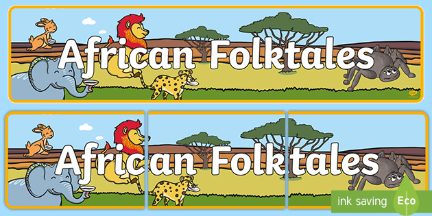 African Folktales Display Banner - Africa Display Banner