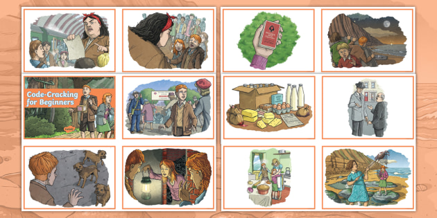 'Code-Cracking for Beginners' Story Sequencing Cards