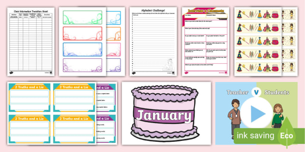 Year 5/6 Class Transition Pack for End of Year