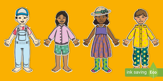 👉 All About Me Patterns Dress Me Up Activity