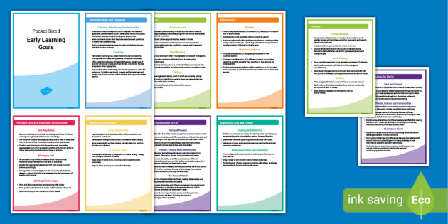 Pocket-Sized Early Learning Goals (New EYFS 2021)