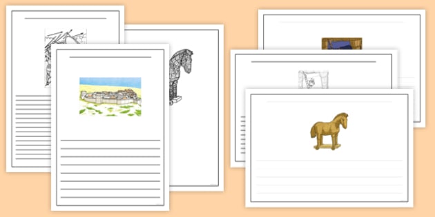 The Trojan Horse Writing Frames (teacher made)