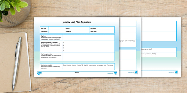 Education Planning Template • Twinkl.com.au