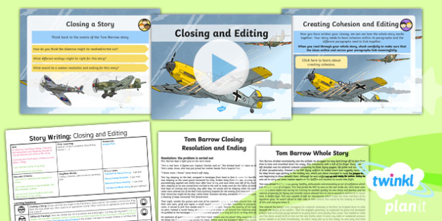 World War II: The Battle of Britain: Story Writing 5 Y5 Lesson Pack