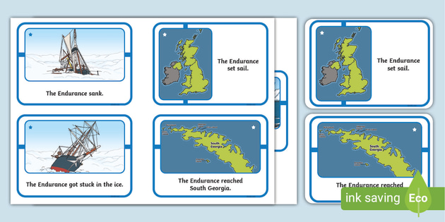 Shackleton and Endurance Sorting Cards (teacher made)