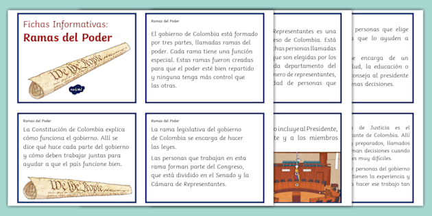 Hoja De Trabajo Sobre Las Ramas Del Gobierno