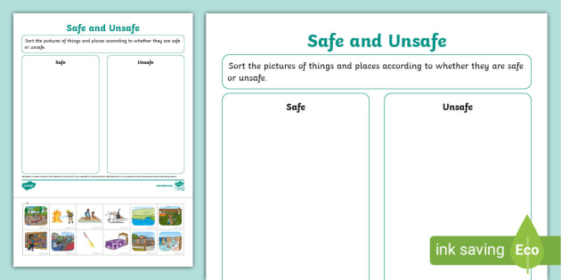 Safe And Unsafe Pictures For Kids
