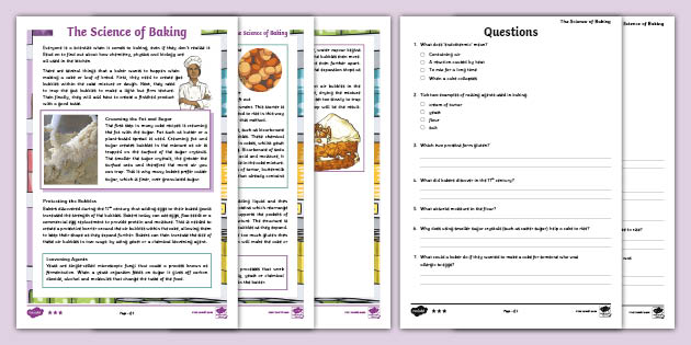 The Science of Baking Differentiated Reading Comprehension