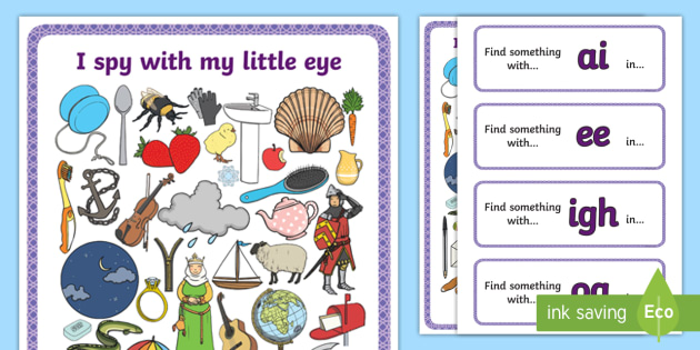 Middle East I Spy Phase 3 Graphemes 2 Activity
