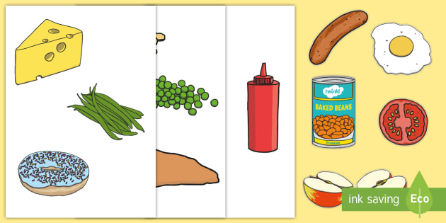 Role Play Food Cut-Outs For Home Corner (teacher made)