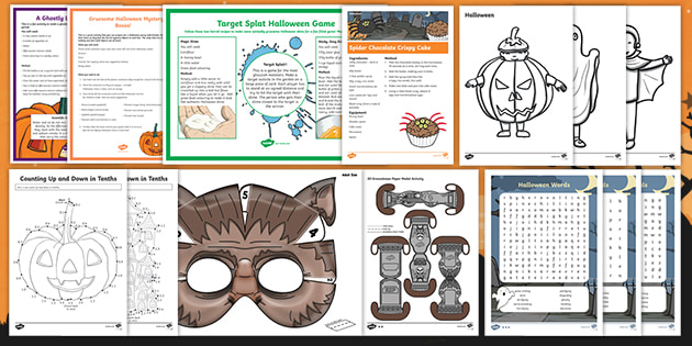 Halloween Activity Pack (teacher made)