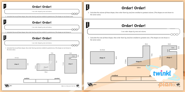 Year 6 Measurement Primary Resources - PlanIt Maths Year 6 Primar
