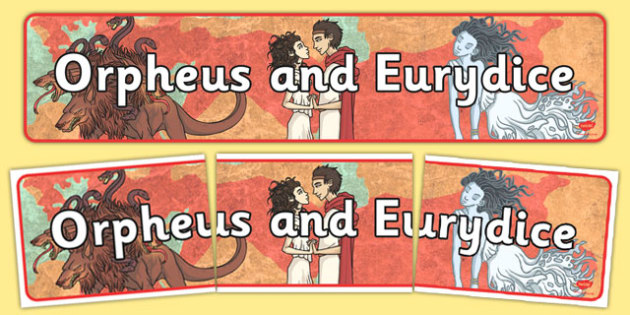 Orpheus and Eurydice Display Banner - display, banner, orpheus