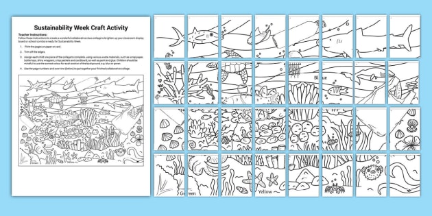 Sustainability Week Craft Activity (teacher made)