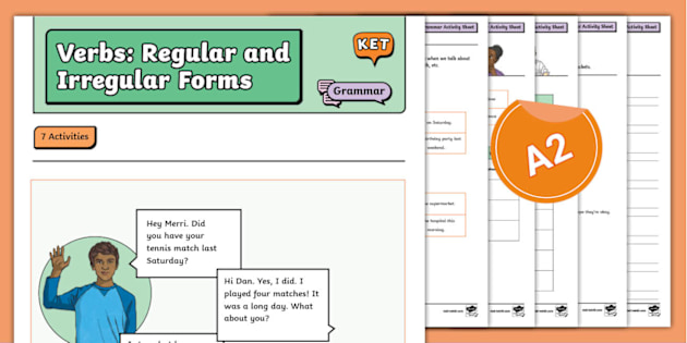 Irregular Verbs Activities | twinkl.co.uk