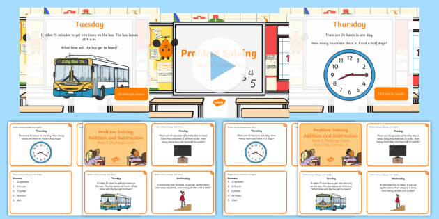 Week 8 - Problem Solving - One a day - Resource Pack