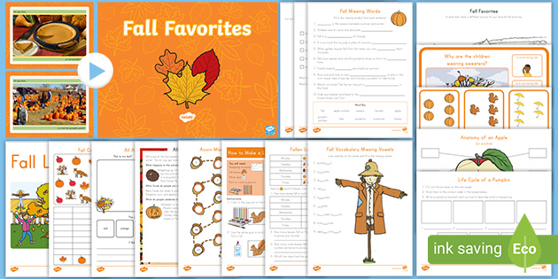 Fall Activities for Elementary Students