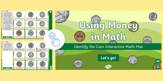 Money Math Interactive Game | Identify the Coins | Twinkl