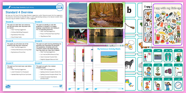 Pre- Key Stage Standards English Writing Standard 4 Complete Resource Pack