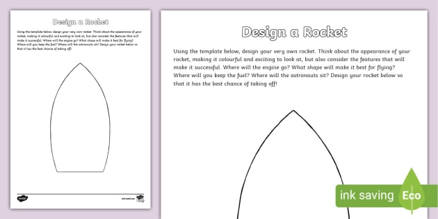 Design a Rocket Activity (teacher made)