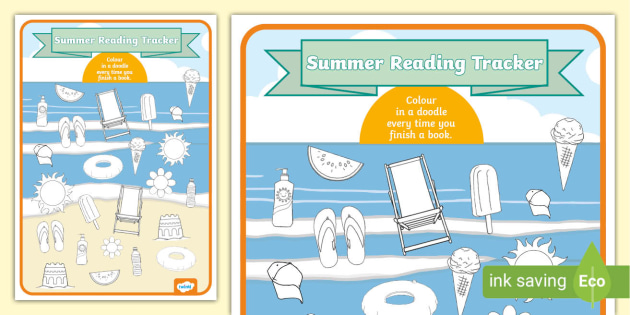 Summer Reading Tracker (teacher made)