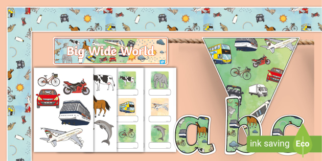 Big Wide World Display Pack (teacher made)