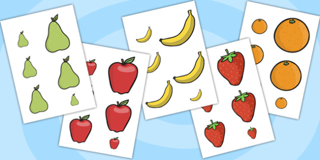 Fruit Size Ordering (teacher made)