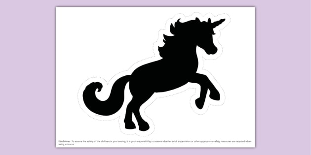 unicorn silhoute