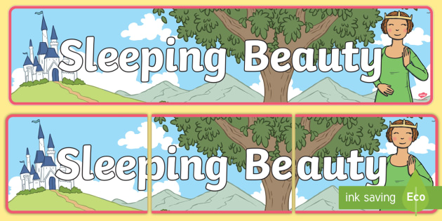 FREE! - Sleeping Beauty Display Banner - sleeping beauty, traditional tales