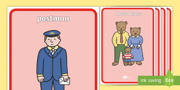 Display Posters to Support Teaching on The Jolly Postman