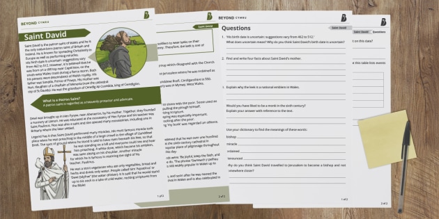 Saint David History • Twinkl.com.au