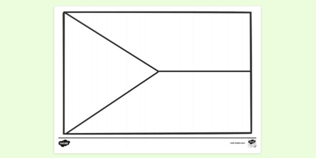 Czech Republic Flag Colouring Sheet | Colouring Sheets