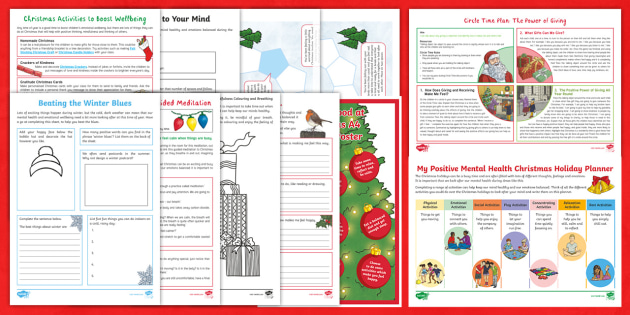 Positive Mental Health at Christmas Resource Pack | Twinkl