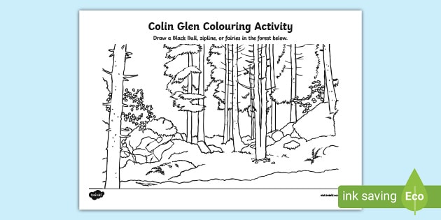 FREE! - Colin Glen Colouring Activity | Primary Resources | Twinkl
