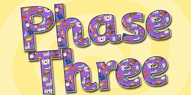 Phase Three Display Lettering-phase three, display lettering, themed ...