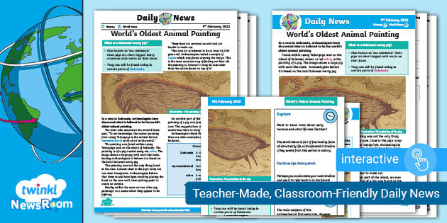 Cave Painting Reading Comprehension | Twinkl NewsRoom