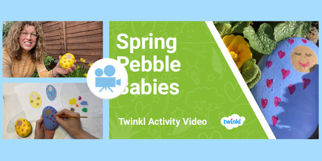 FREE! - How to Make Spring Pebble Babies | Craft Activity Video