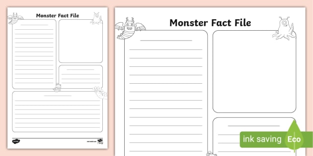 Fact File Writing Frames | twinkl.co.uk