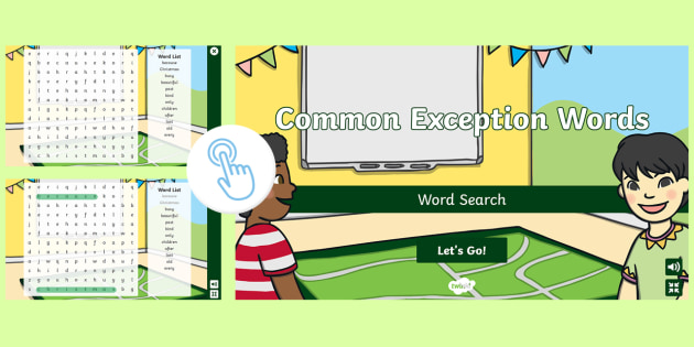 Year 2 Common Exception Words Word Search | Twinkl Go!