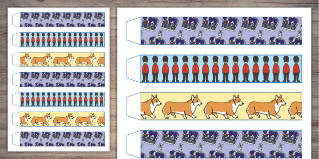 Platinum Jubilee Paper Chains | Twinkl Party (Teacher-Made)